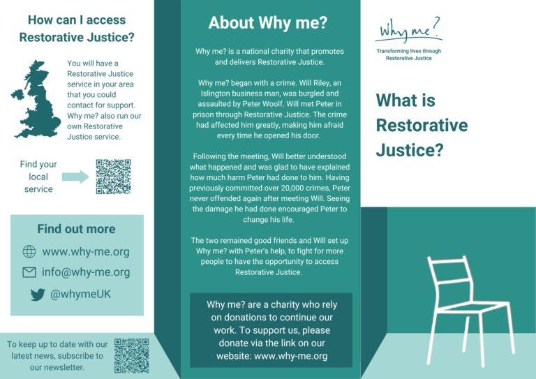 What is Restorative Justice? — Why me? Restorative Justice