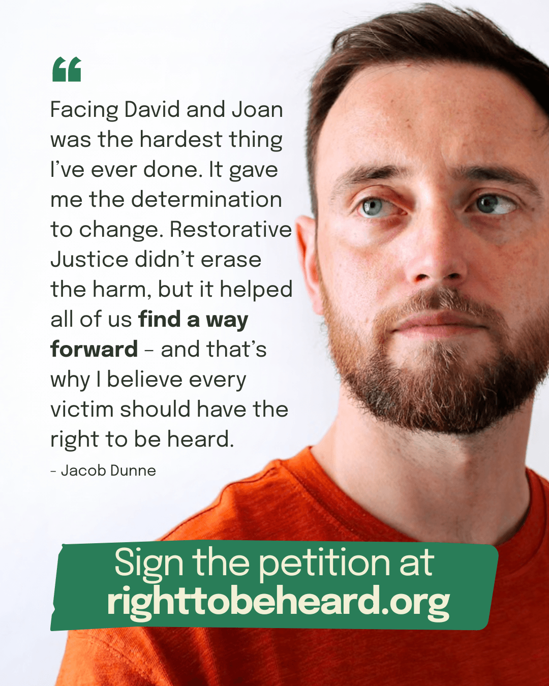 Victims deserve the right to be heard: Sign our petition today - Why Me?