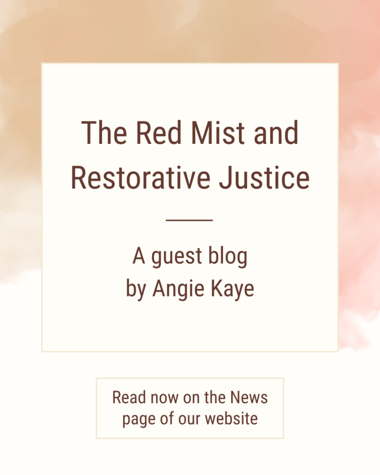 The Red Mist and Restorative Justice — Why me? Restorative Justice